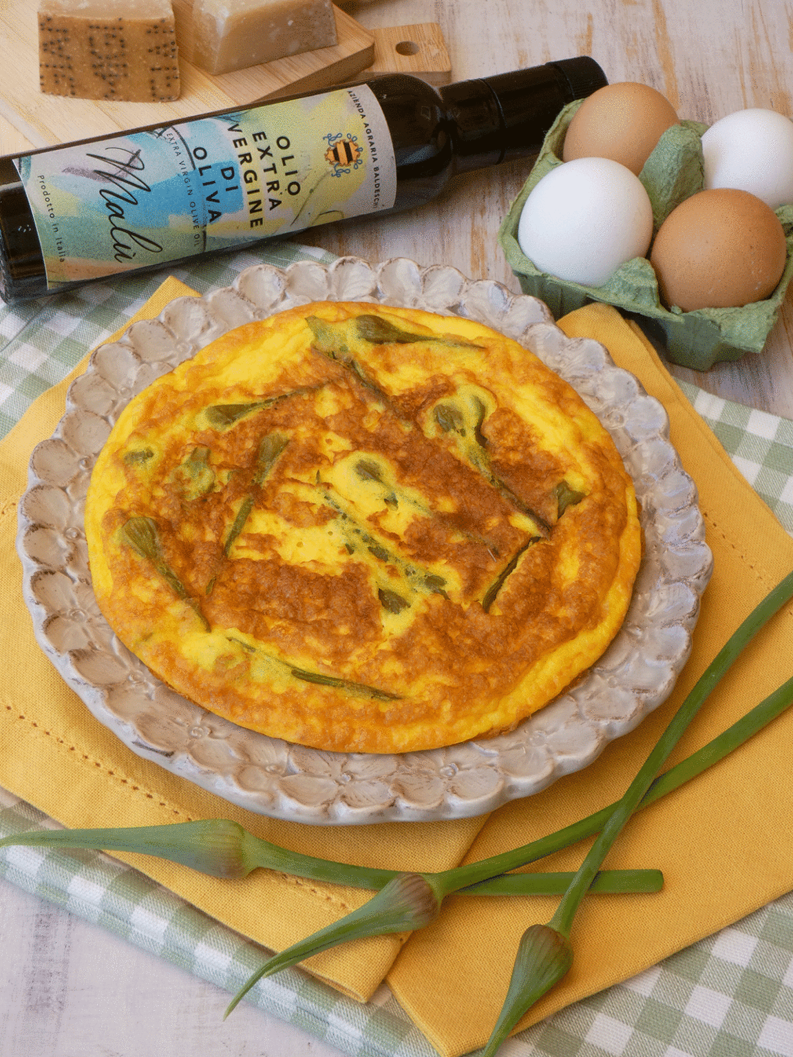 Frittata di talli di aglione della Valdichiana – Pentole&Pennelli